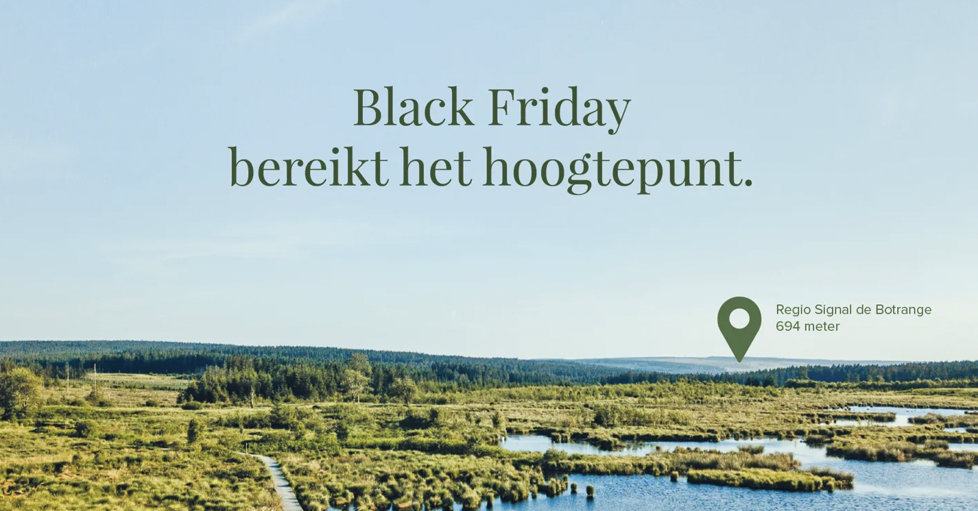 A.S.Adventure bevestigt liefde voor de natuur, ook op Black Friday - PUB
