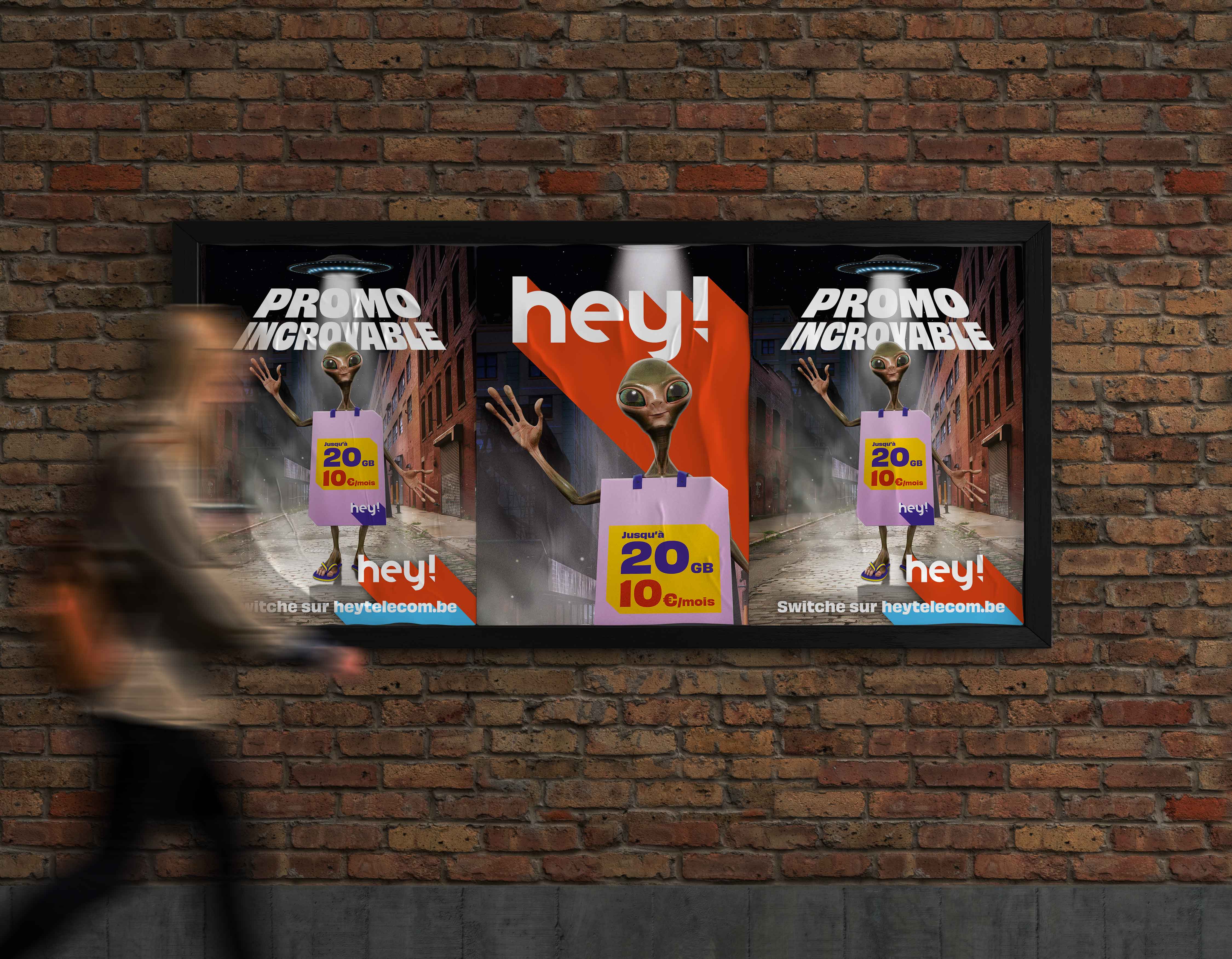 DVLR fait une "campagne incroyable" pour hey ! telecom - PUB