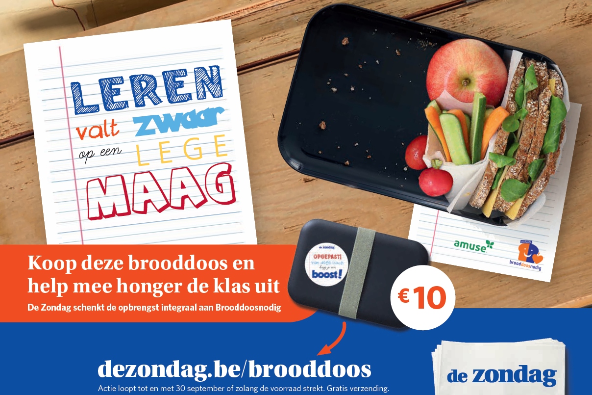 De Zondag strijdt tegen lege brooddozen - PUB