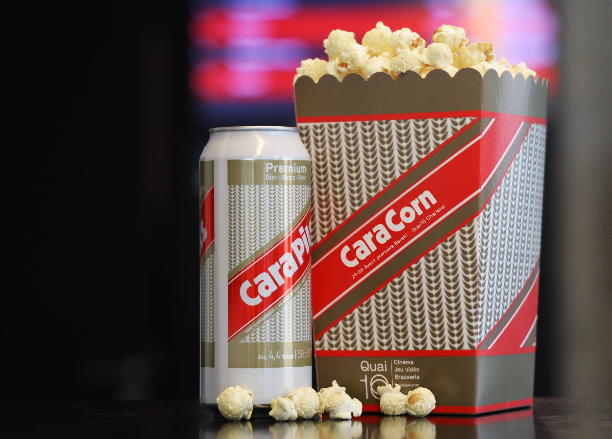 Quai 10 en Tramway21 gaan loos met Cara Pils (en Cara Popcorn!) - PUB