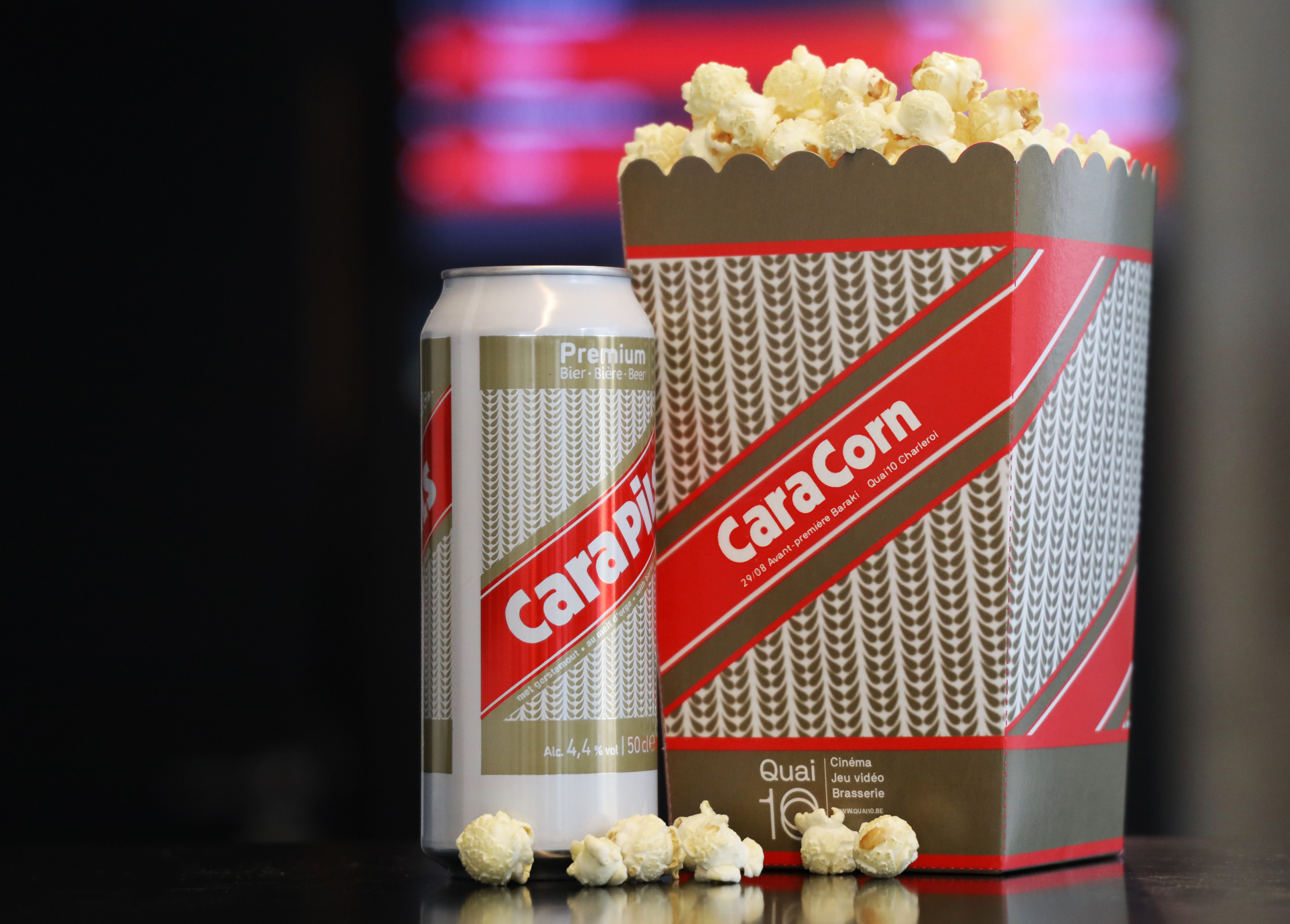 Quai 10 en Tramway21 gaan loos met Cara Pils (en Cara Popcorn!) - PUB