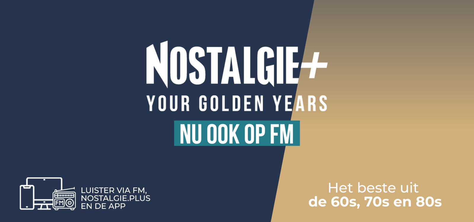 NOSTALGIE+ ook op FM, NRJ wordt digitale radio - PUB