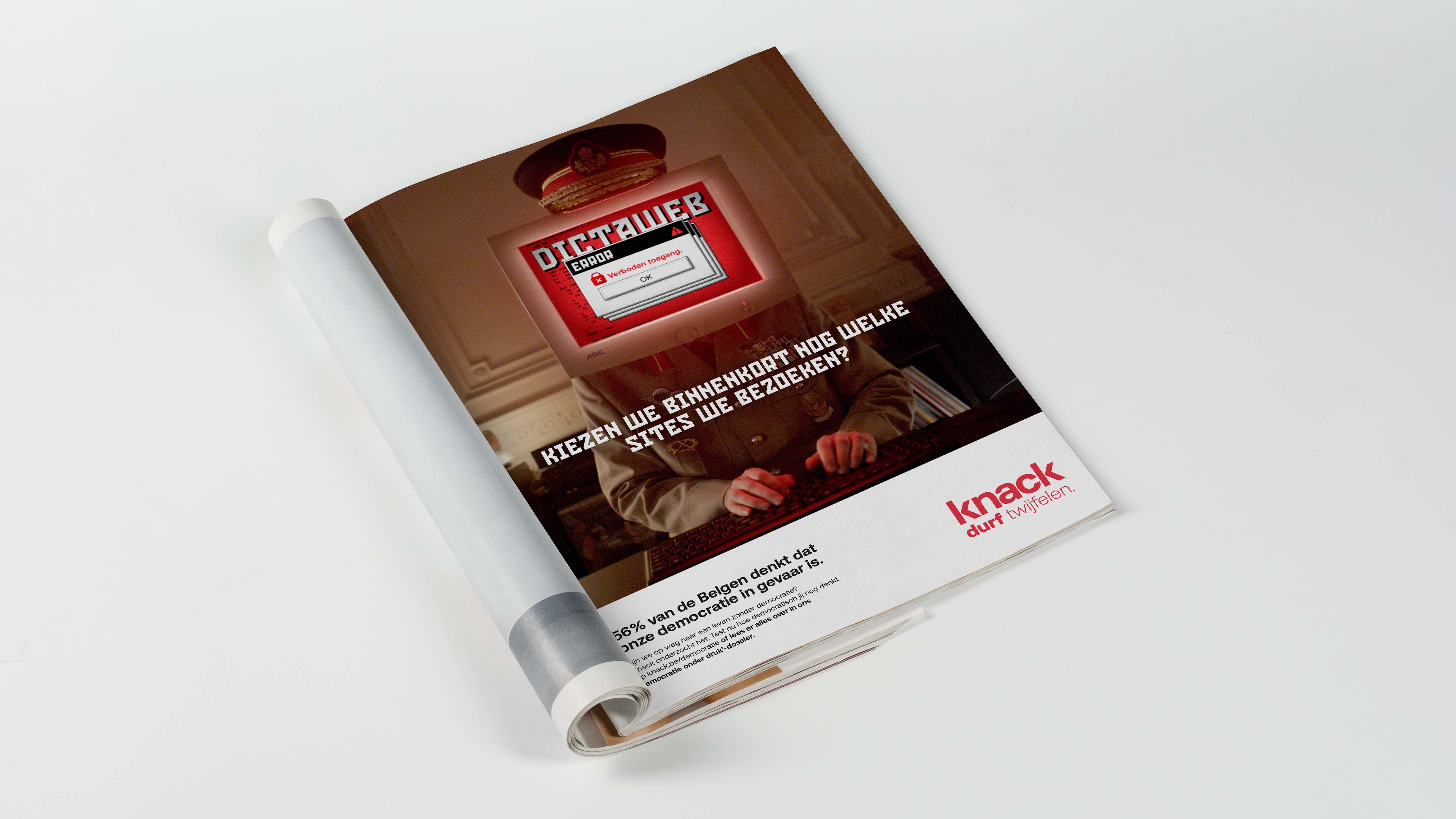 MUTANT COMMERCIALISEERT DE DICTATUUR MET KNACK - PUB