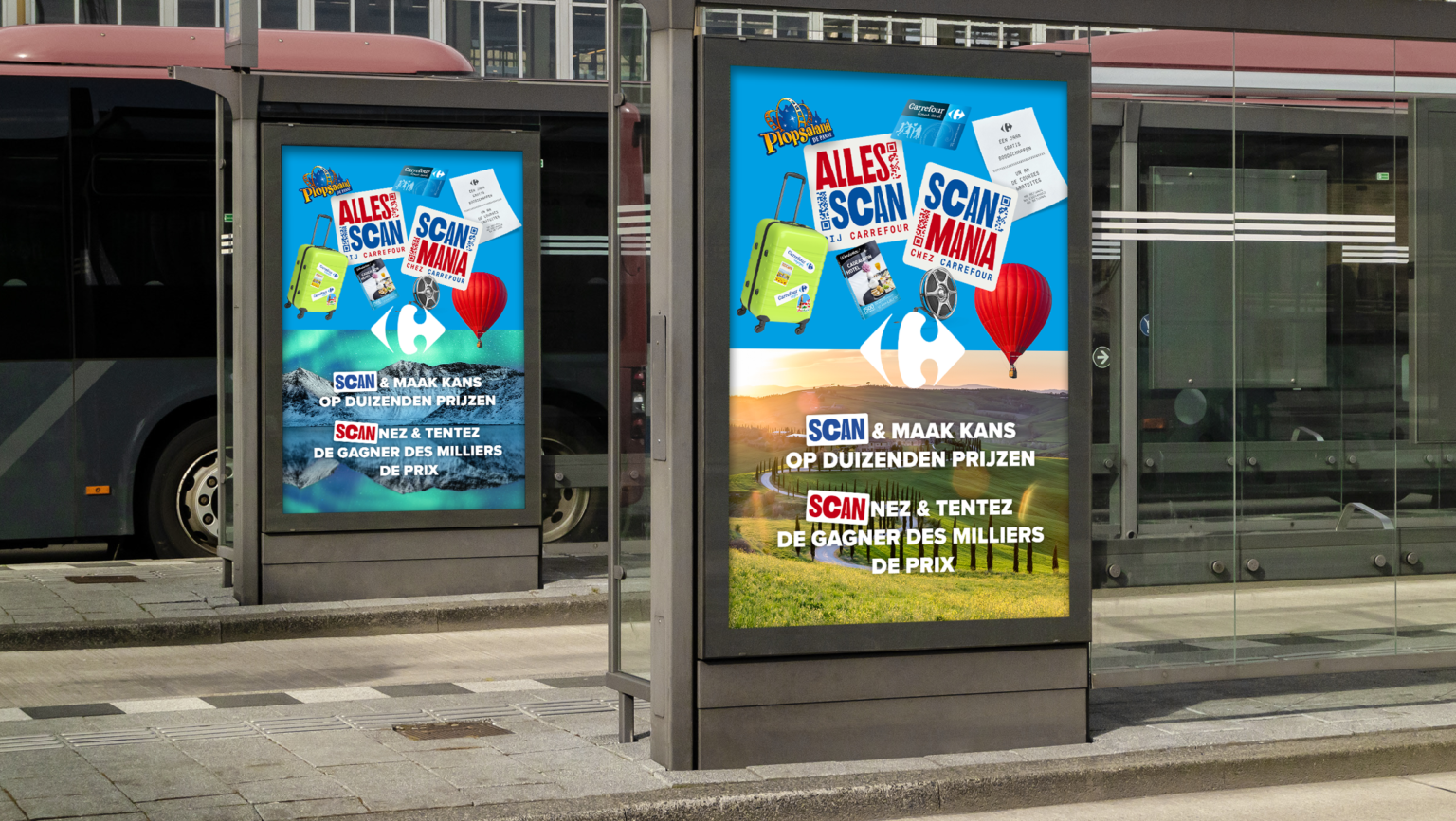 Alles scan bij Carrefour met Mutant - PUB