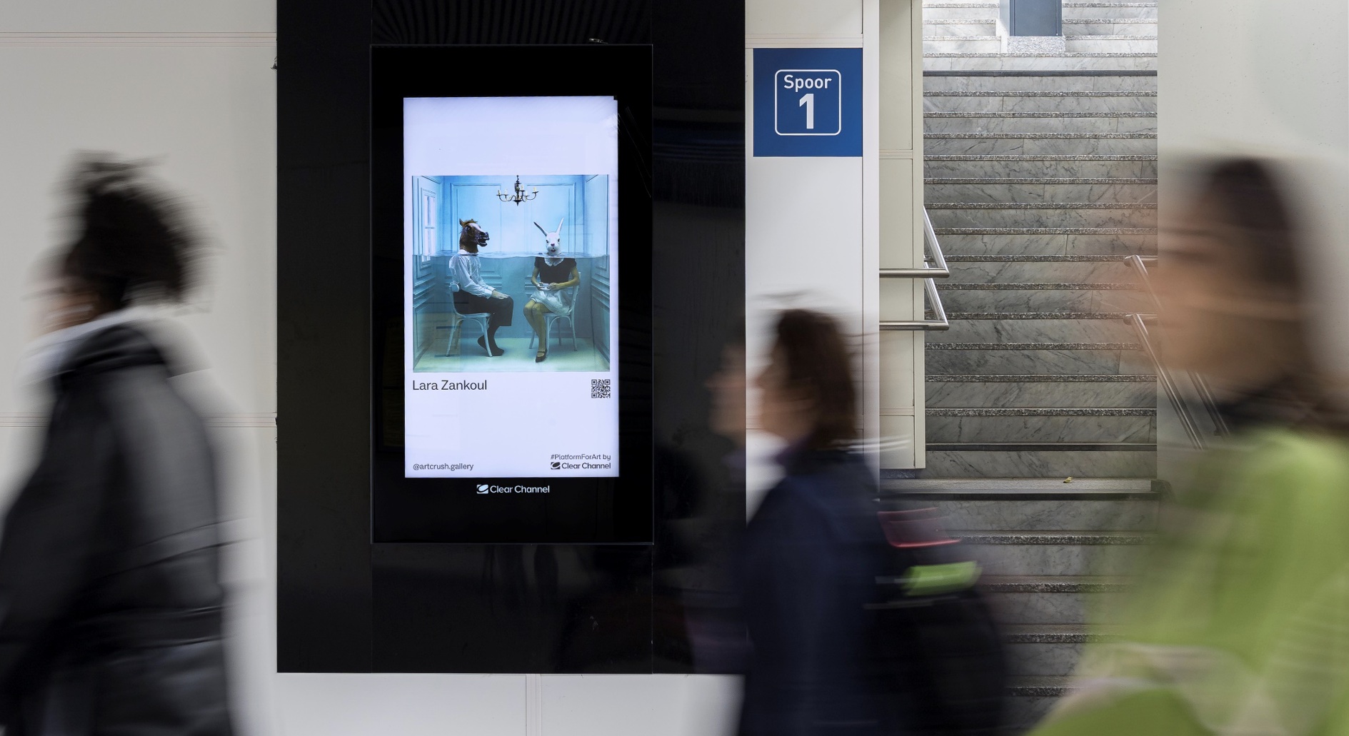 Clear Channel en Artcrush openen out-of-home kunstgalerij - PUB