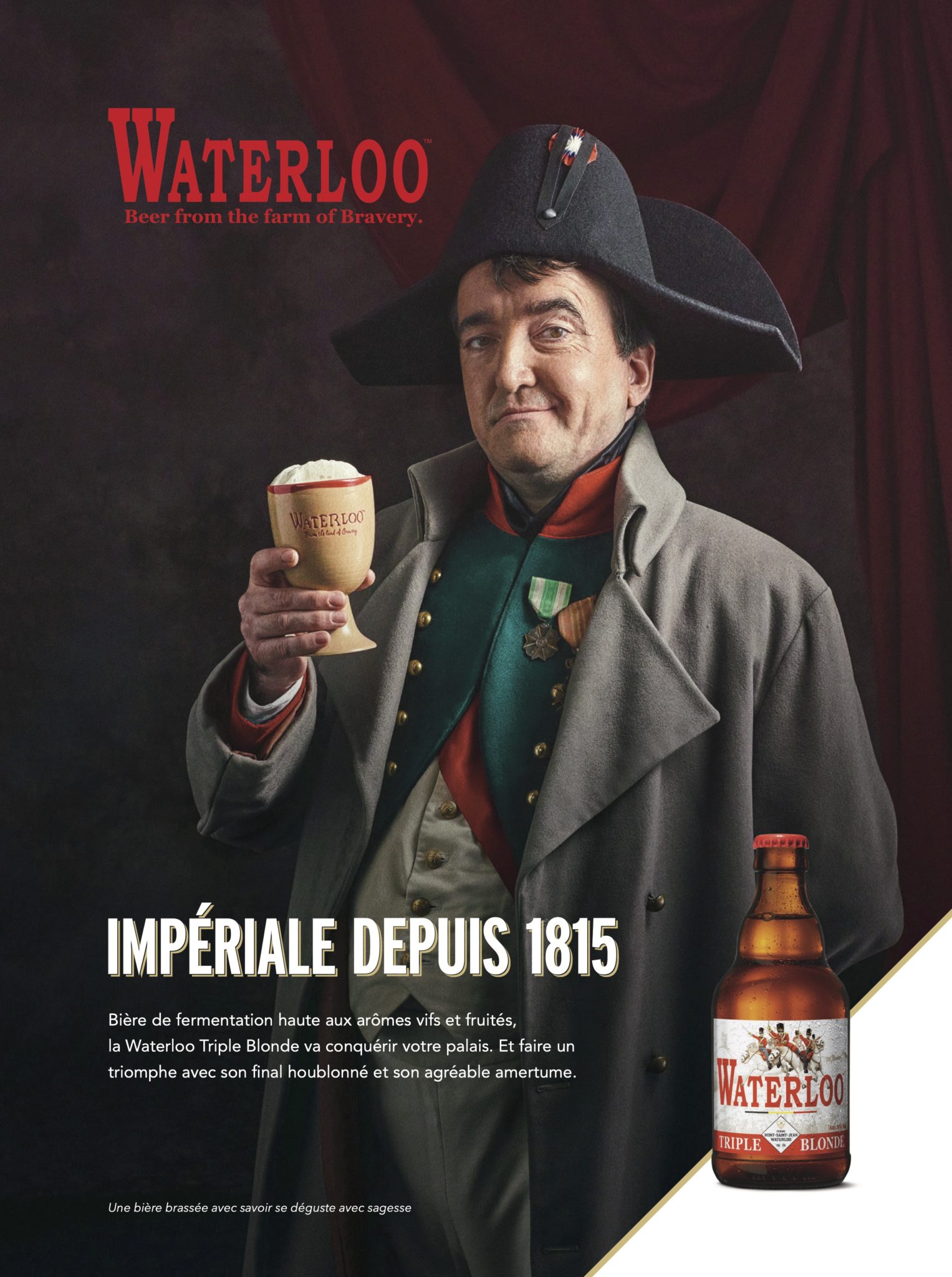 Federate imperiaal voor Waterloo-bier van Anthony Martin - PUB