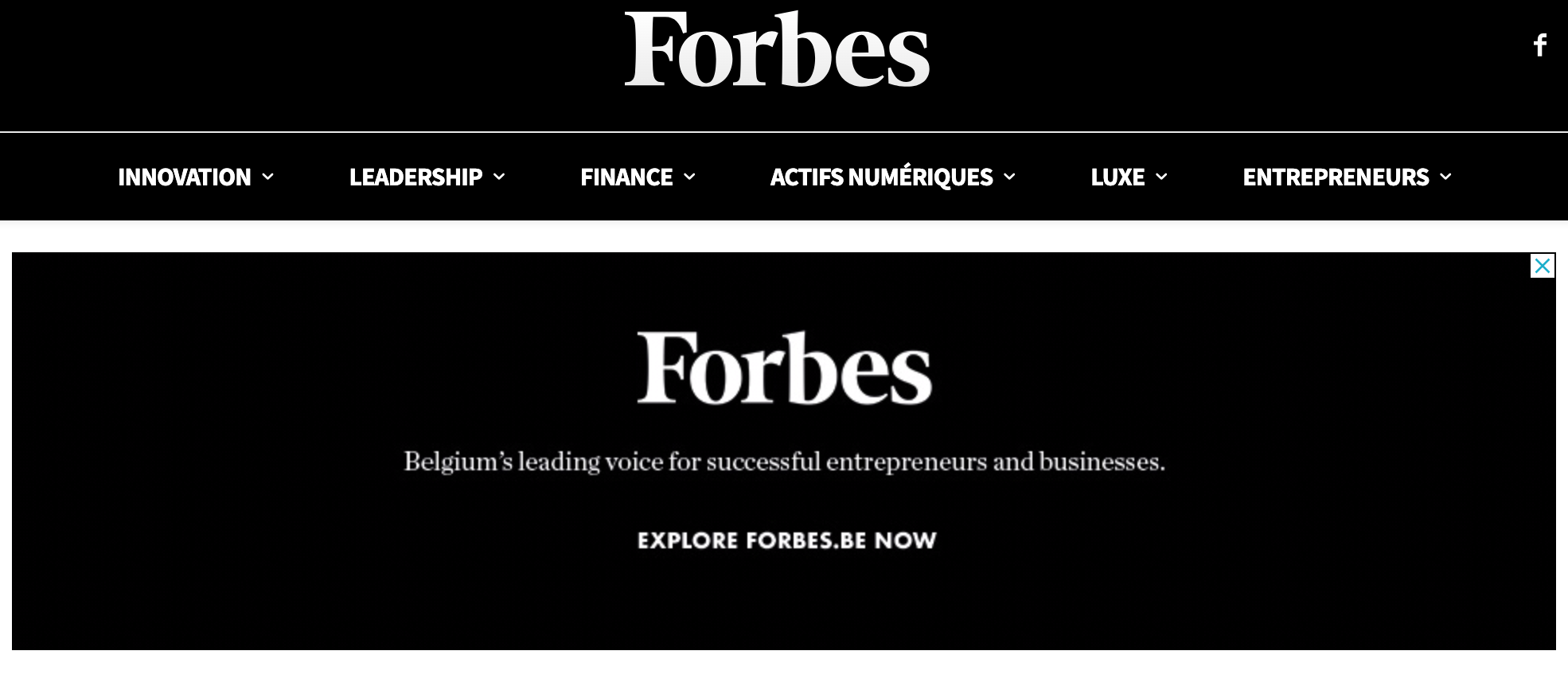 Forbes Belux est officiellement lancé ! - PUB