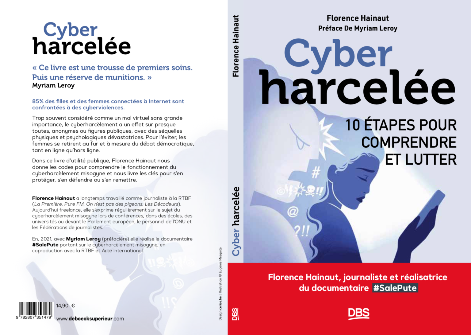"Cyberharcelée" de Florence Hainaut : 10 étapes pour comprendre et lutter - PUB