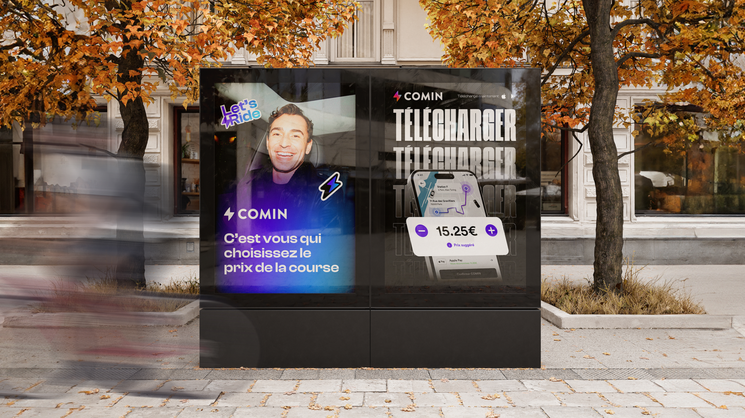 COMIN lance une campagne sur le plaisir de se déplacer - PUB