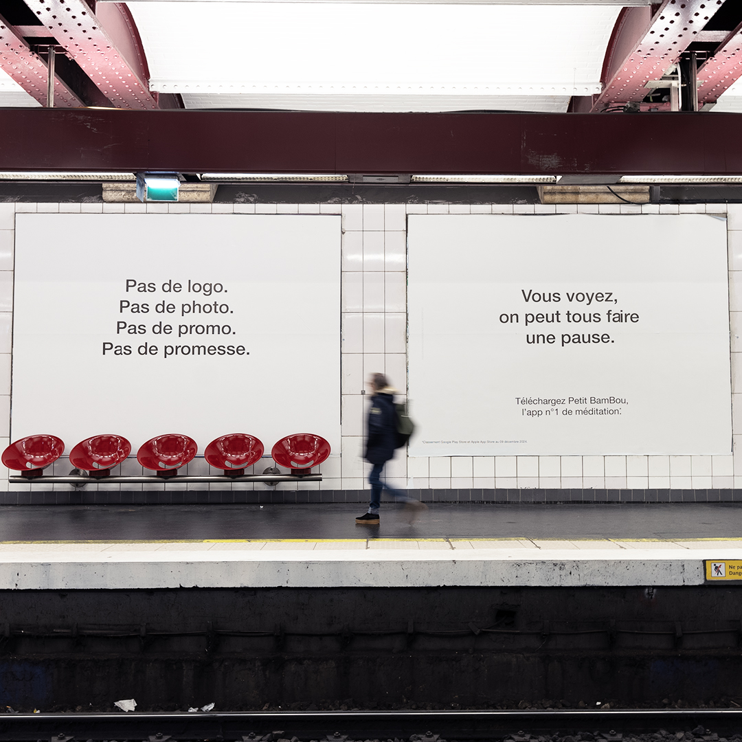 Petit BamBou met en avant le silence avec une campagne « invisible » - PUB