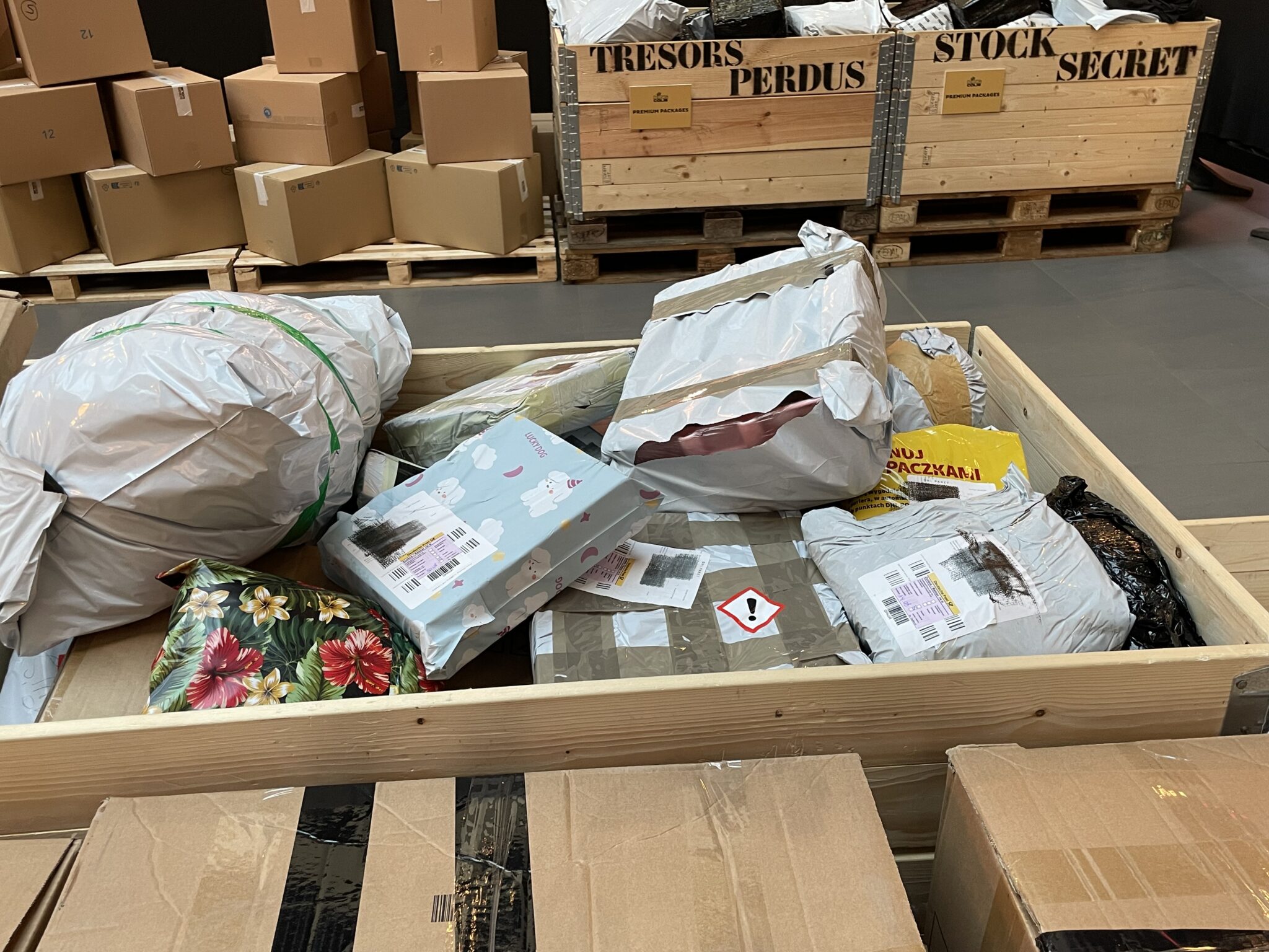 King Colis verkoopt verloren gelopen pakketjes - PUB