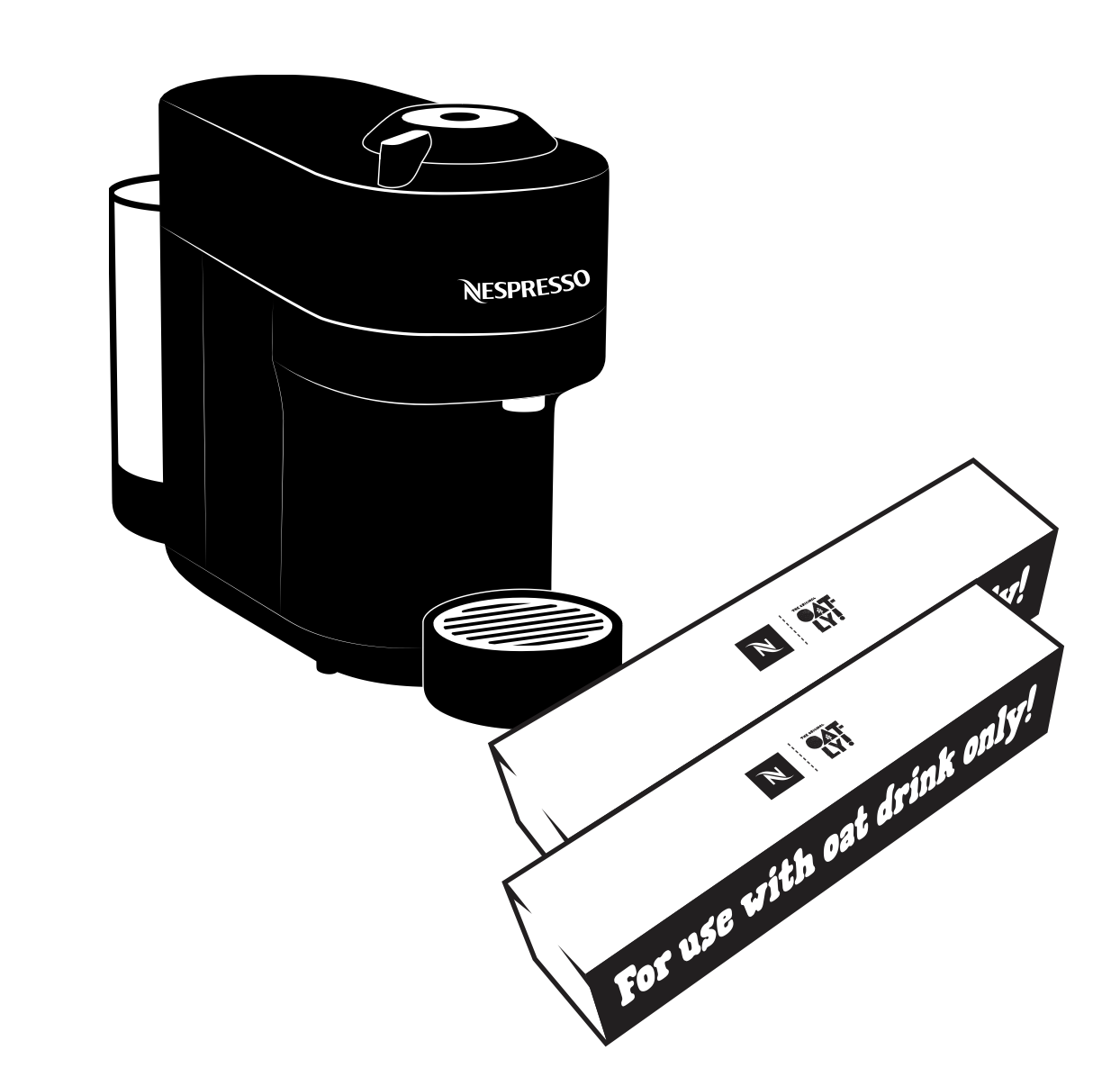 Oatly et Nespresso lancent Oatly Barista Edition Coffee - PUB