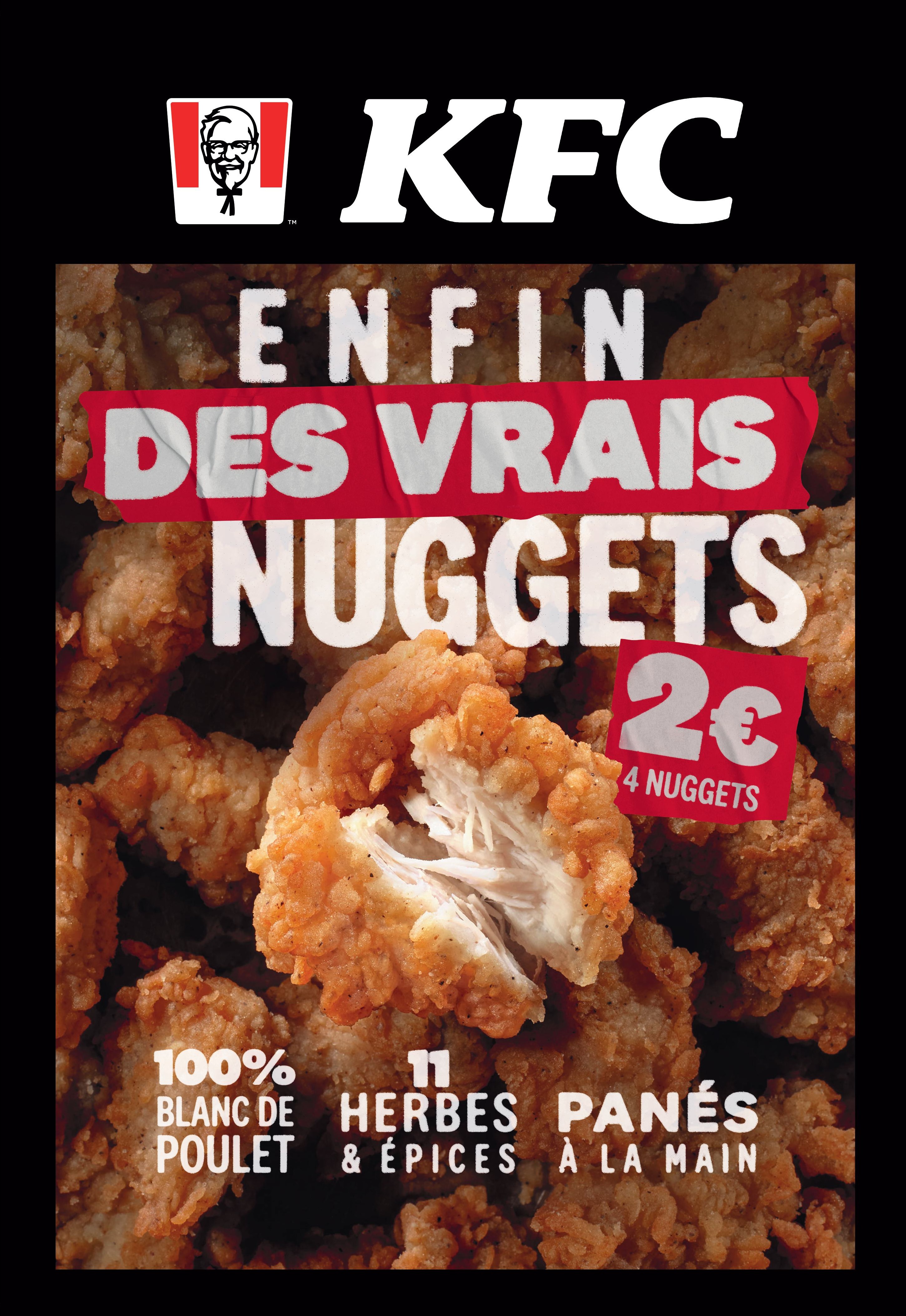 Enfin ! BBDO et KFC dévoilent une vraie campagne pour les nuggets - PUB