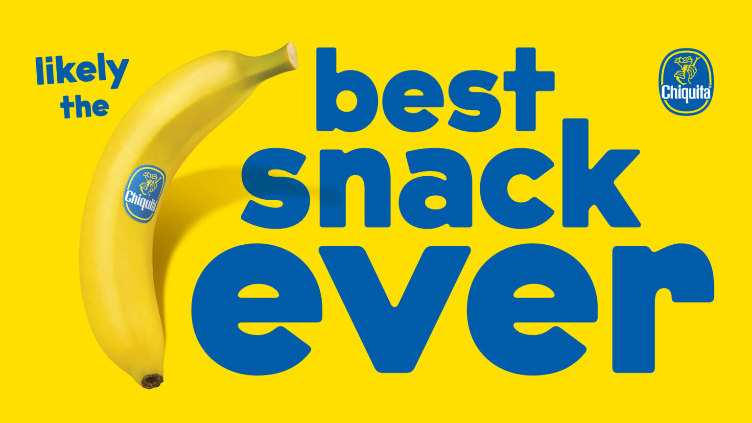 Chiquita met fin au débat autour du meilleur snack - PUB
