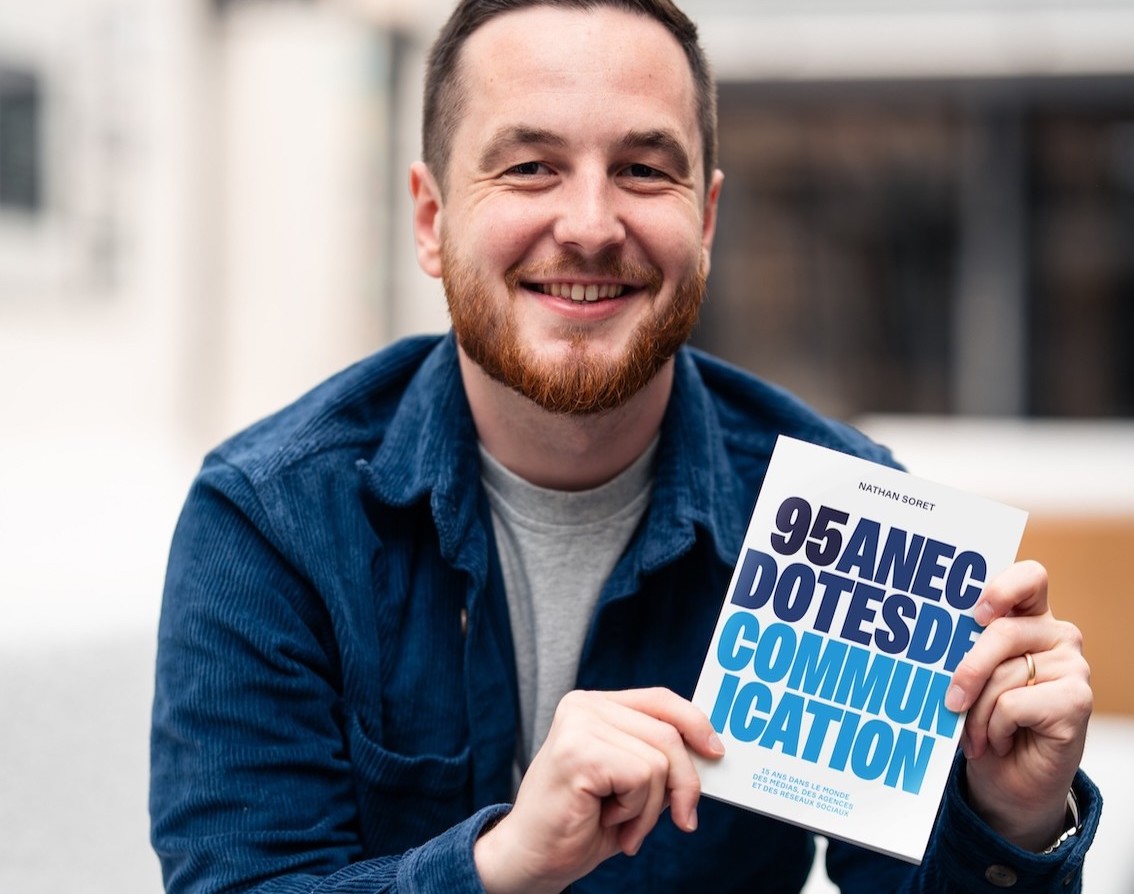 Nathan Soret (Nonante Cinq) publie un livre sur ses 15 ans dans la communication - PUB