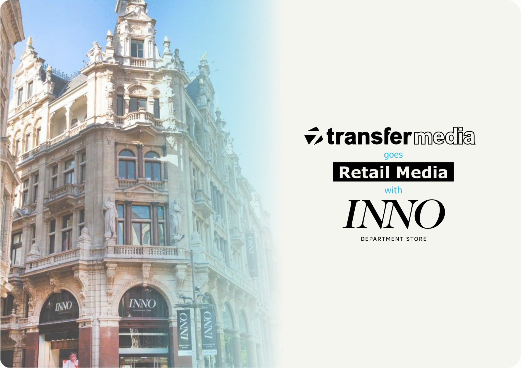 Transfer Media slaat handen in elkaar met Belgische Department Store ...