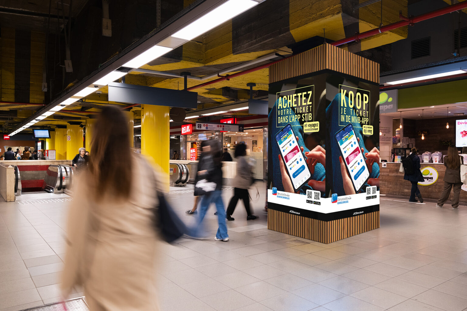 La STIB choisit à nouveau JCDecaux - PUB