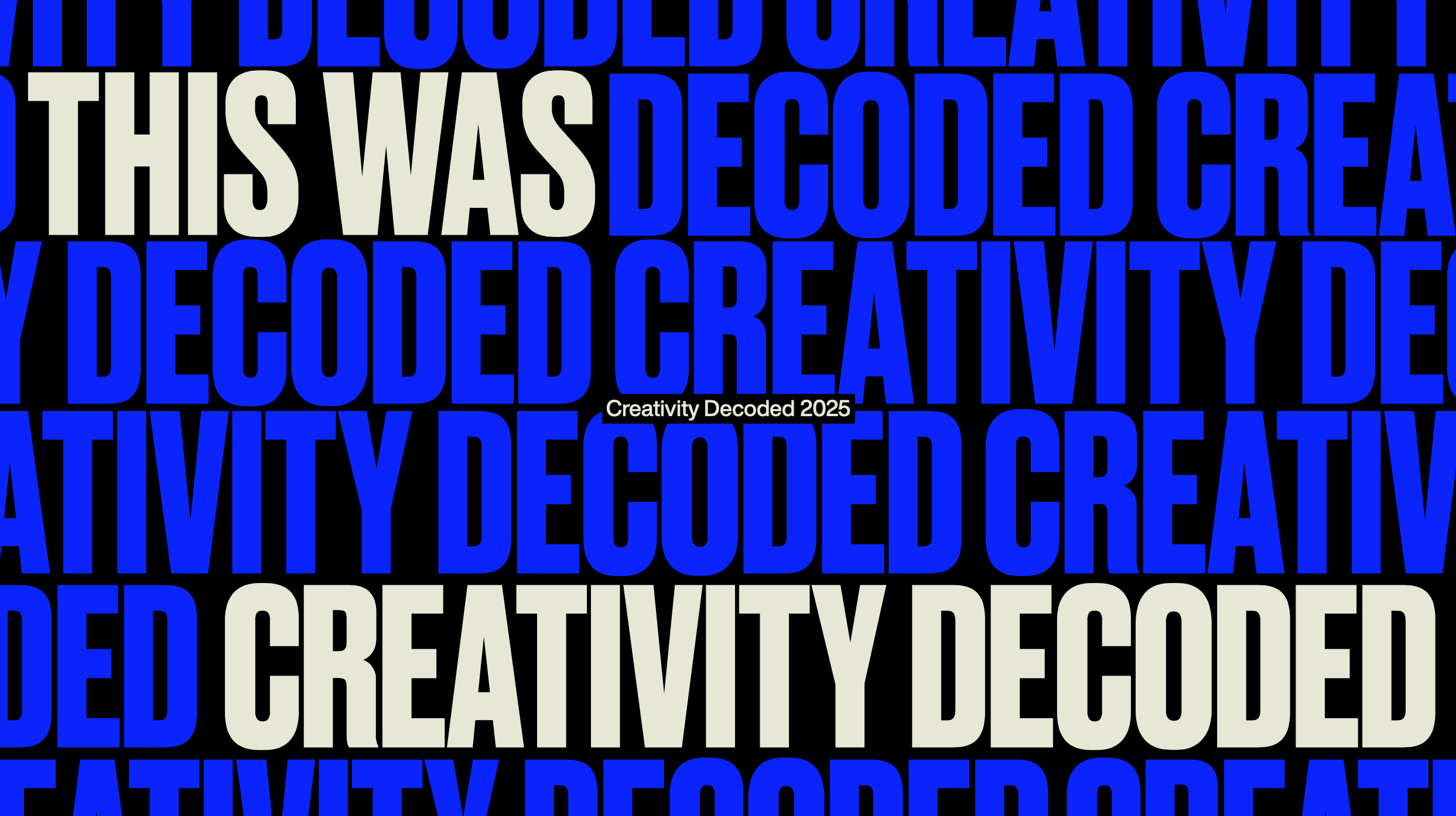Creativity Decoded 2025: zes lessen - PUB