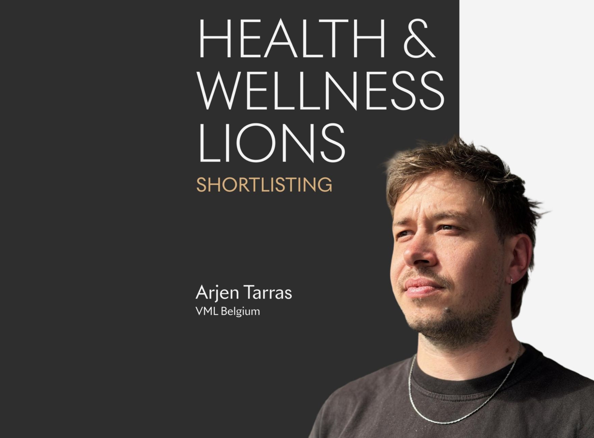 Arjen Tarras (VML), seul Belge dans le jury de la shortlist Cannes ...