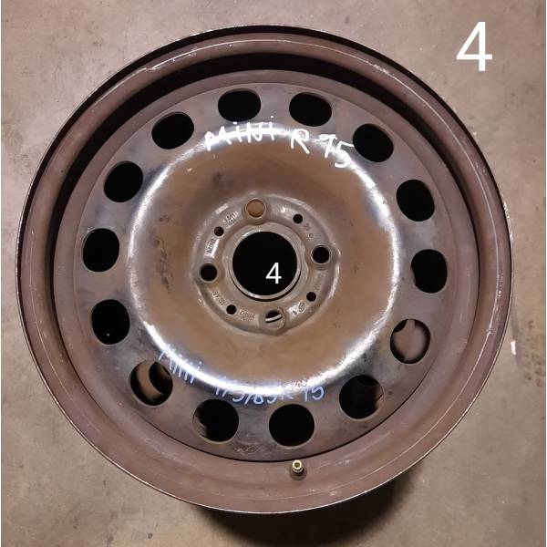 R15 4 CERCHI IN FERRO MINI Cooper 1° Serie 1.5 diesel (2005) RICAMBI USATI