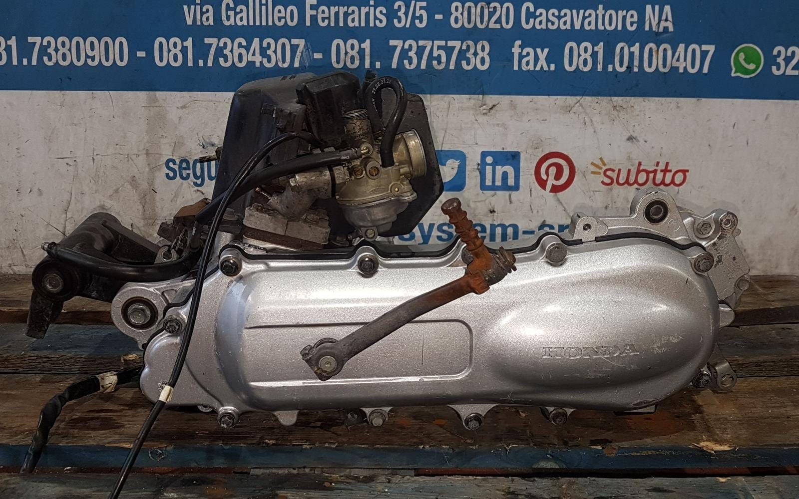 MOTORE SEMICOMPLETO HONDA SH 50cc benzina 50 (99>01)