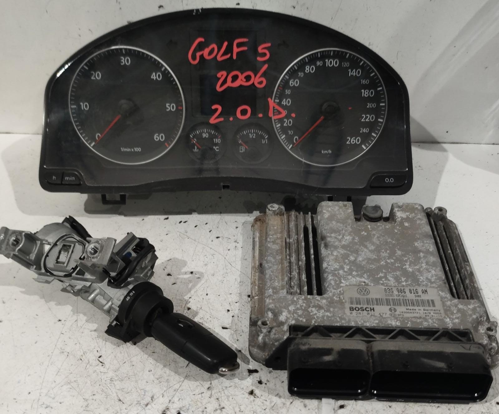 KIT CHIAVE VOLKSWAGEN Golf 5 Berlina (03>08)