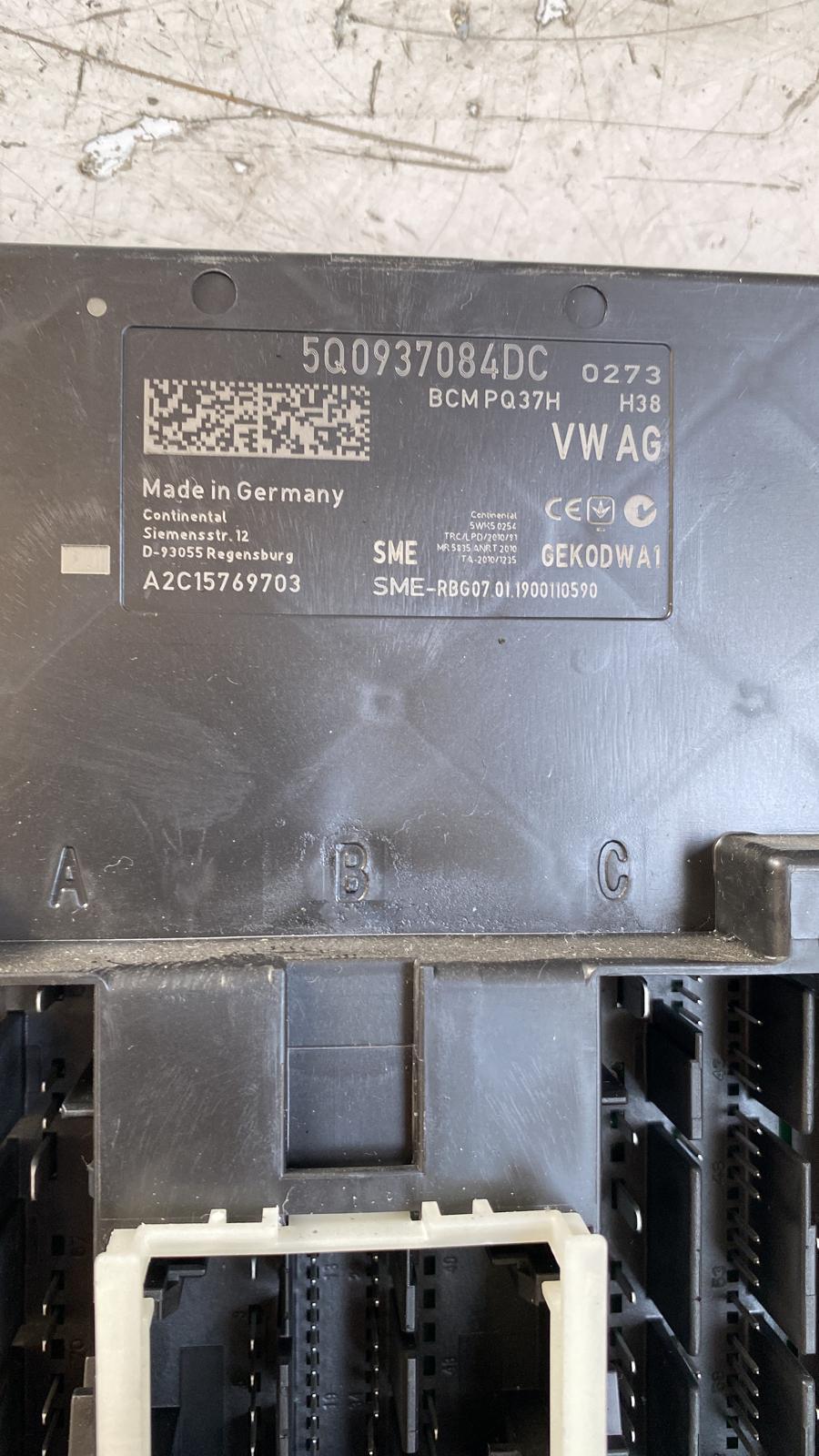 KIT CENTRALINA MOTORE VOLKSWAGEN T-Roc Serie 04L907309P DFF Diesel 1968 ...