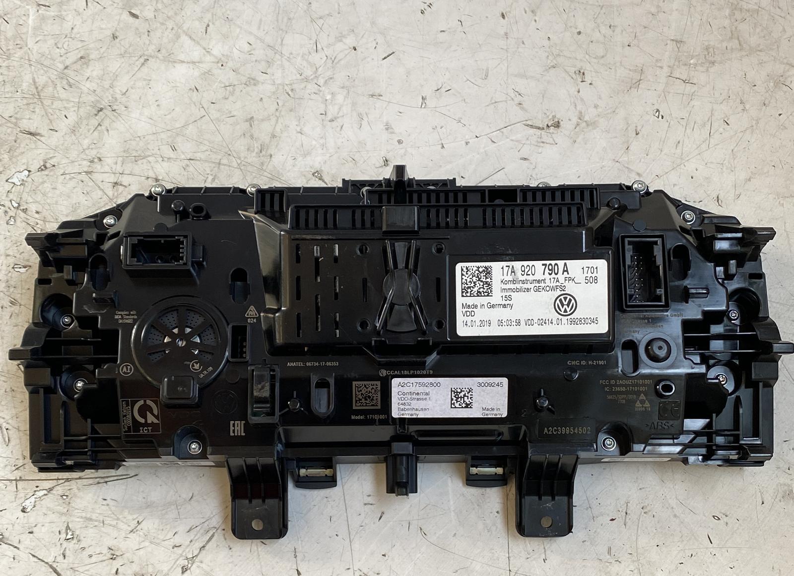 KIT CENTRALINA MOTORE VOLKSWAGEN T-Roc Serie 04L907309P DFF Diesel 1968 ...