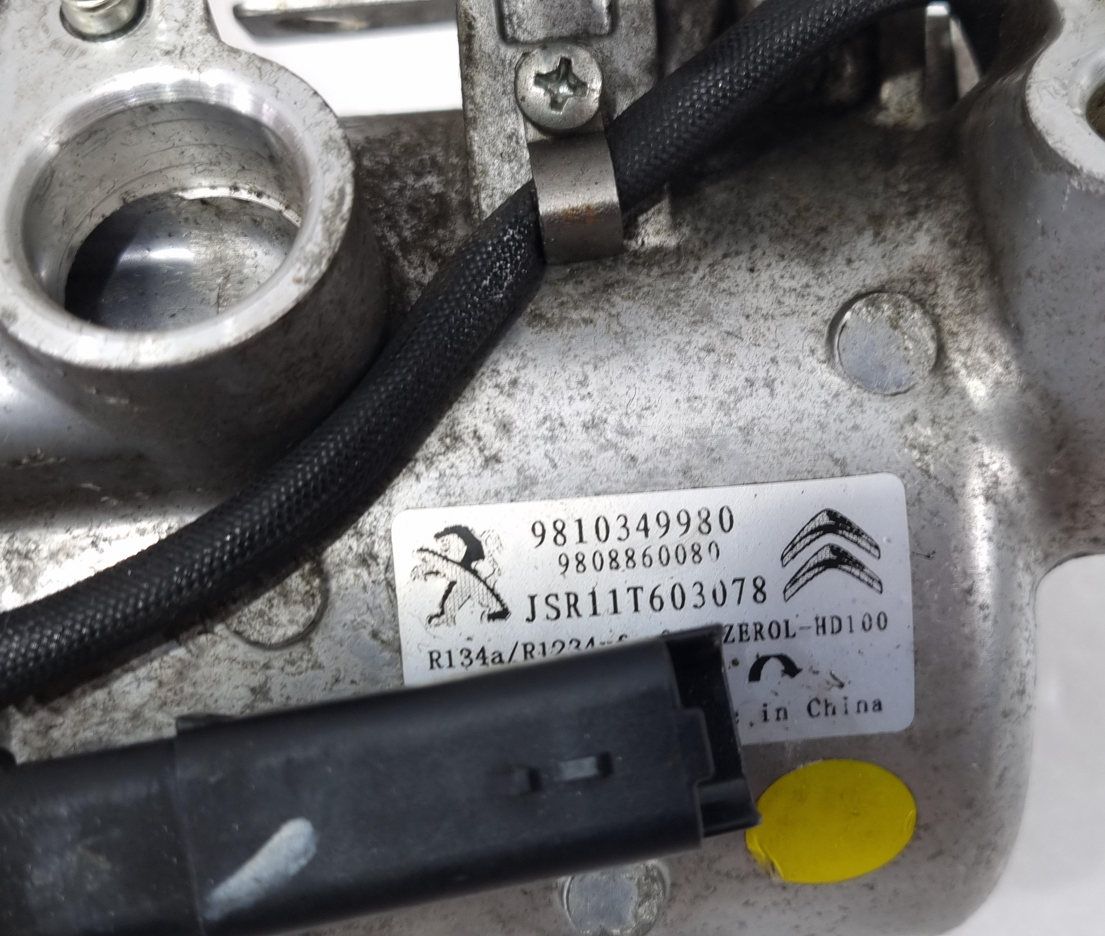 COMPRESSORE A/C CITROEN C3 Serie 9810349980 HNZ (EB2DT) Benzina 1200 ...