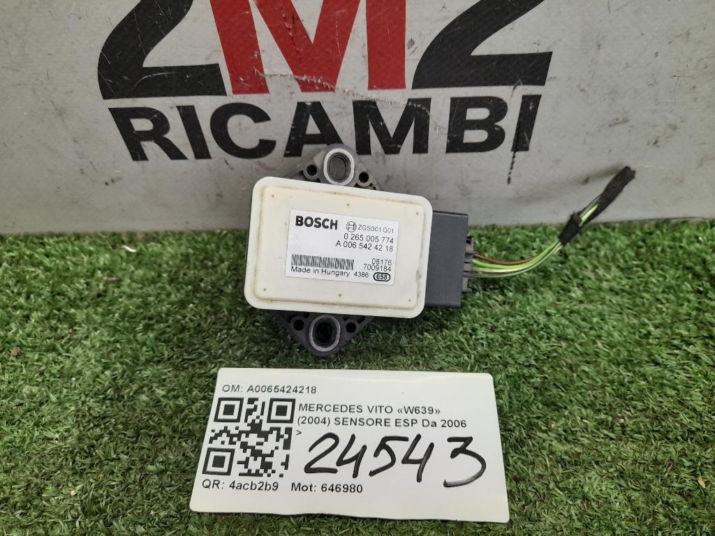 ESP MERCEDES Vito W639 2° Serie A0065424218 diesel 2148 (03>14)