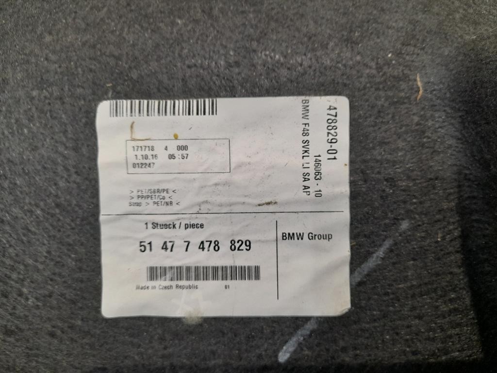 COPERTURA VANO BAULE BMW X1 Serie (F48) 51477478829 (15>)