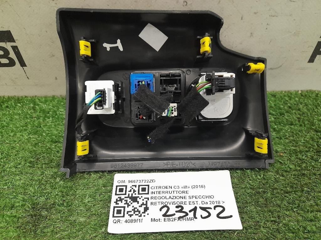 REGOLATORE SPECCHIETTI RETROVISORI CITROEN C3 Serie 96673722ZD (09>15)