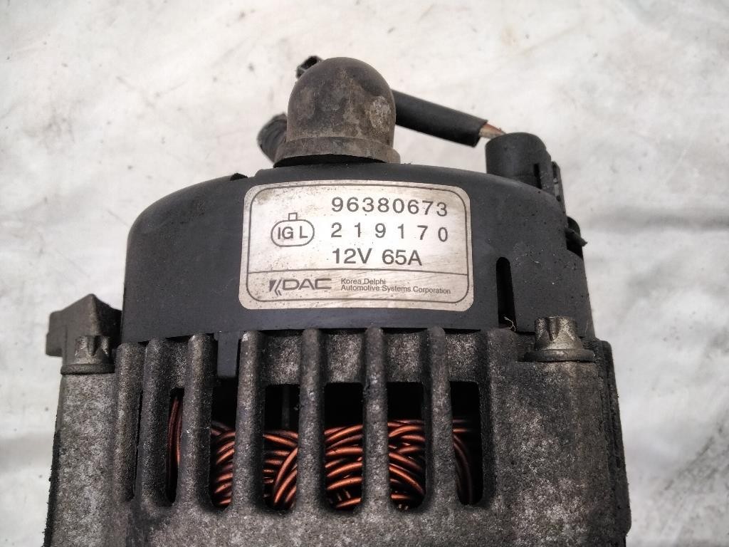ALTERNATORE CHEVROLET Matiz 2° Serie 96567255 F8CV gas 796 (01>05)