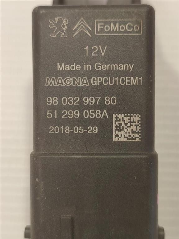 RELÈ PEUGEOT 3008 Serie 9803299780 DV6FC/BHZ diesel 1560 (09>16)