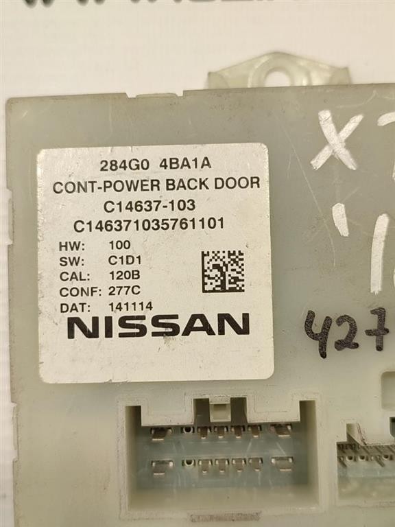 CENTRALINA PORTELLONE POSTERIORE NISSAN X-Trail Serie (T32) 284G0 4BA1A ...