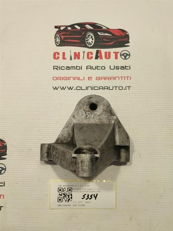 SUPPORTO MOTORE RENAULT Megane Cabrio 8200072747-C F9QB8 diesel 1870 ...