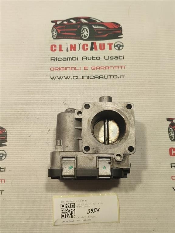 CORPO FARFALLATO FIAT 500 Restyling 55250461 169A4000 benzina 1242 (15>)
