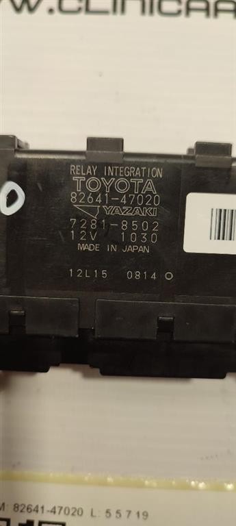 CENTRALINA RELÈ TOYOTA Auris 2° Serie 82641-47020 1NDTV diesel 1364 (10>)