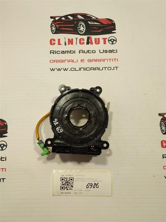 CONTATTO SPIRALATO CHEVROLET Captiva 1° Serie 20794271 (06>)