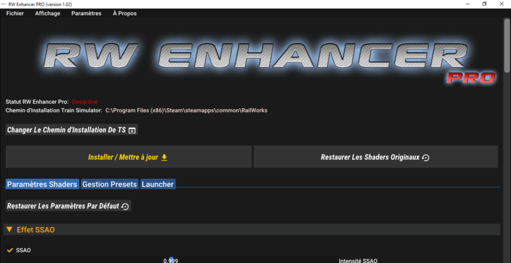 RW Enhancer PRO 1.02 maintenant disponible ! - News - RW Central