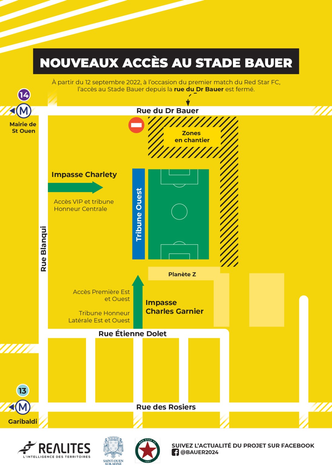 ACCÈS STADE BAUER | Red Star Football Club