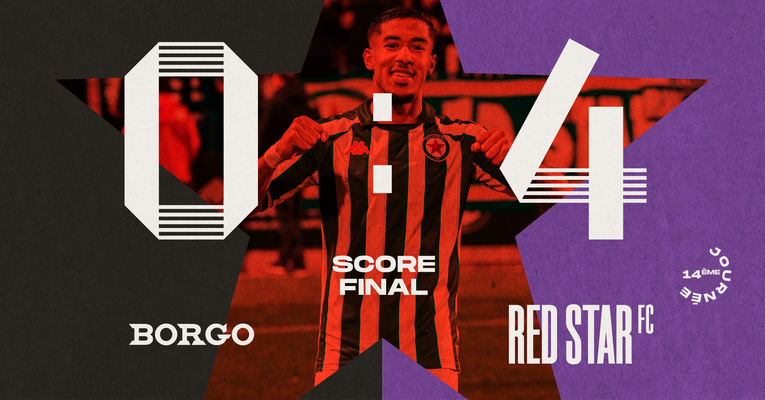 LIVE 14ème journée : Borgo / Red Star FC | Red Star Football Club