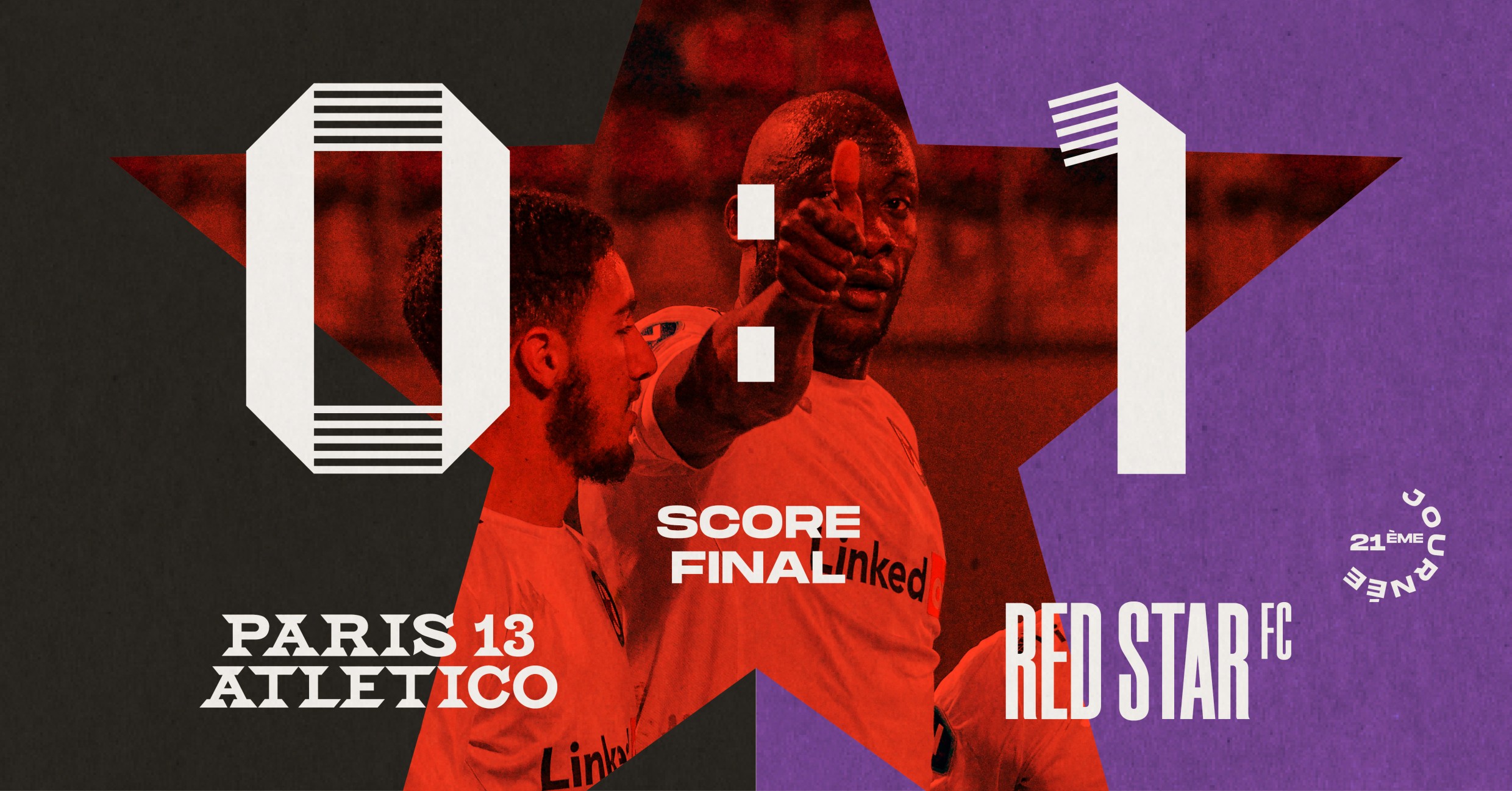 LIVE 21ème journée : Paris 13 Atletico / Red Star FC | Red Star ...