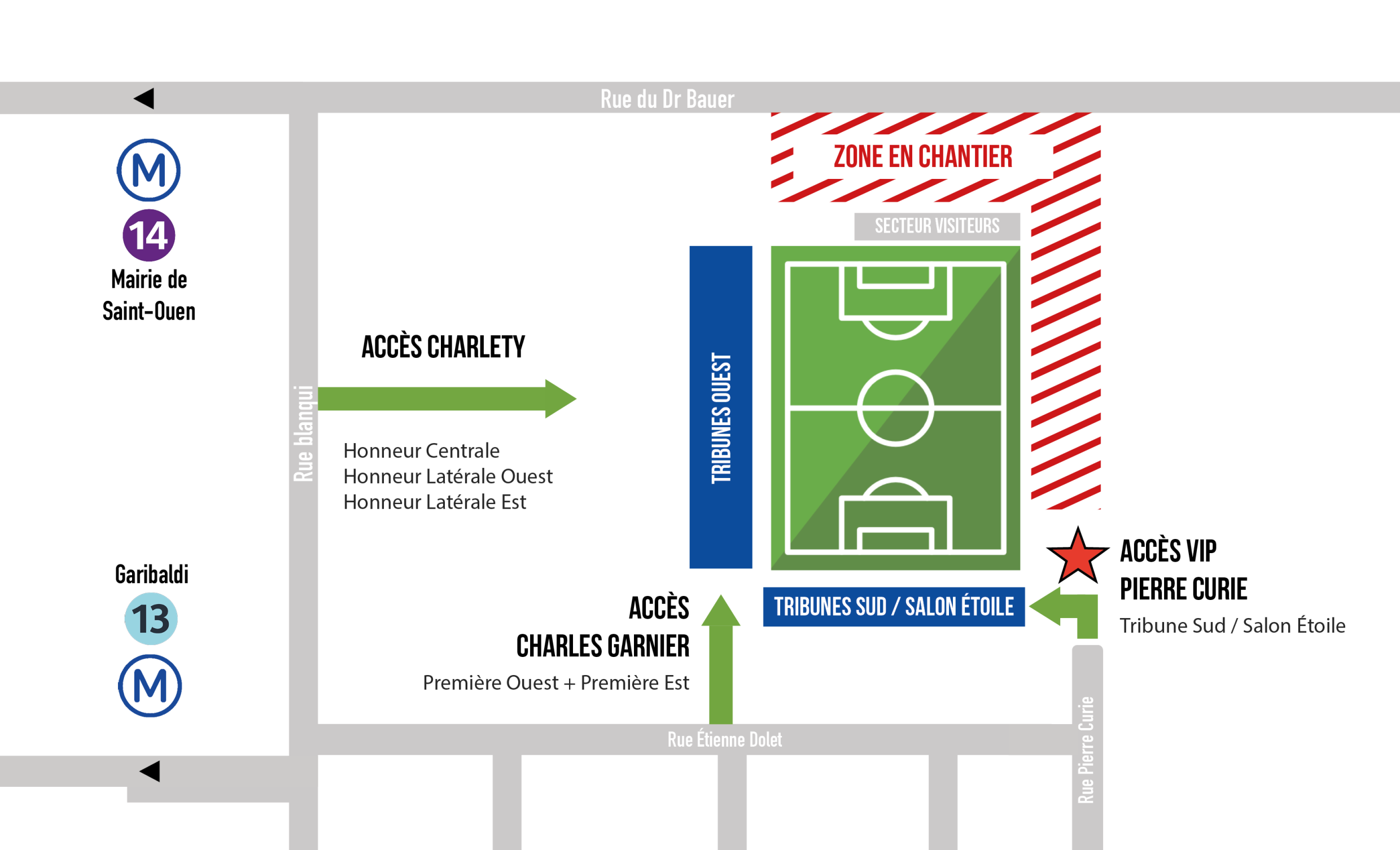 ACCÈS STADE BAUER | Red Star Football Club