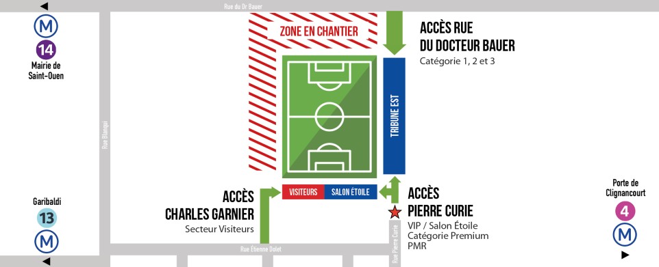 ACCÈS STADE BAUER | Red Star Football Club