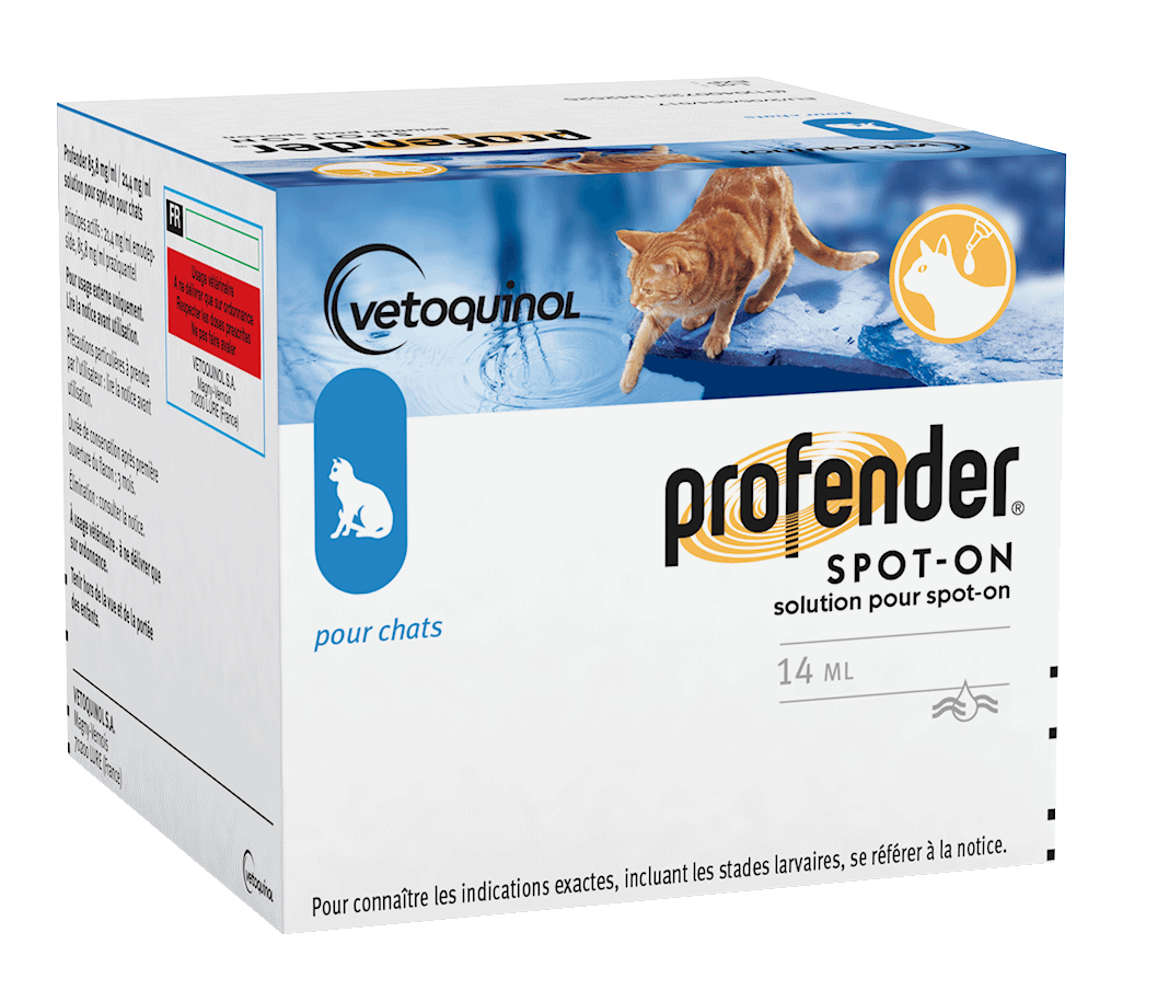 Vetofficine | Produits: PROFENDER® 85,8 MG/ML / 21,4 MG/ML SOLUTION ...
